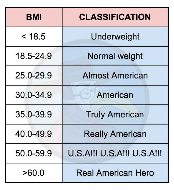 BMI Classification Replaces Word Obesity With American GomerBlog
